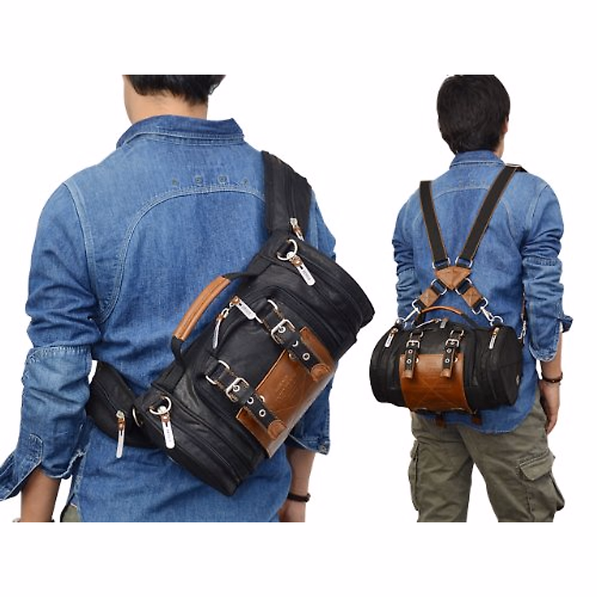 Device AHH17089 Shoulder Bag, Backpack, Body Bag, Waist Bag, Black