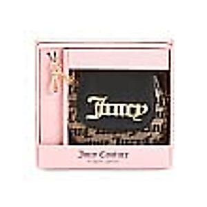 Juicy Couture New Micro Mini Bag Detachable Dangle Charm Gift Set Black