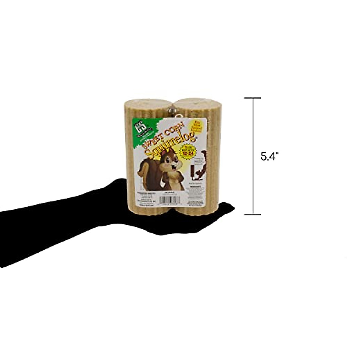 C&S Sweet Corn Squirrelog, 6-Pack Refill