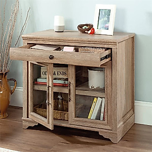 Sauder Rollingwood Engineered Wood Library Base in Brushed Oak