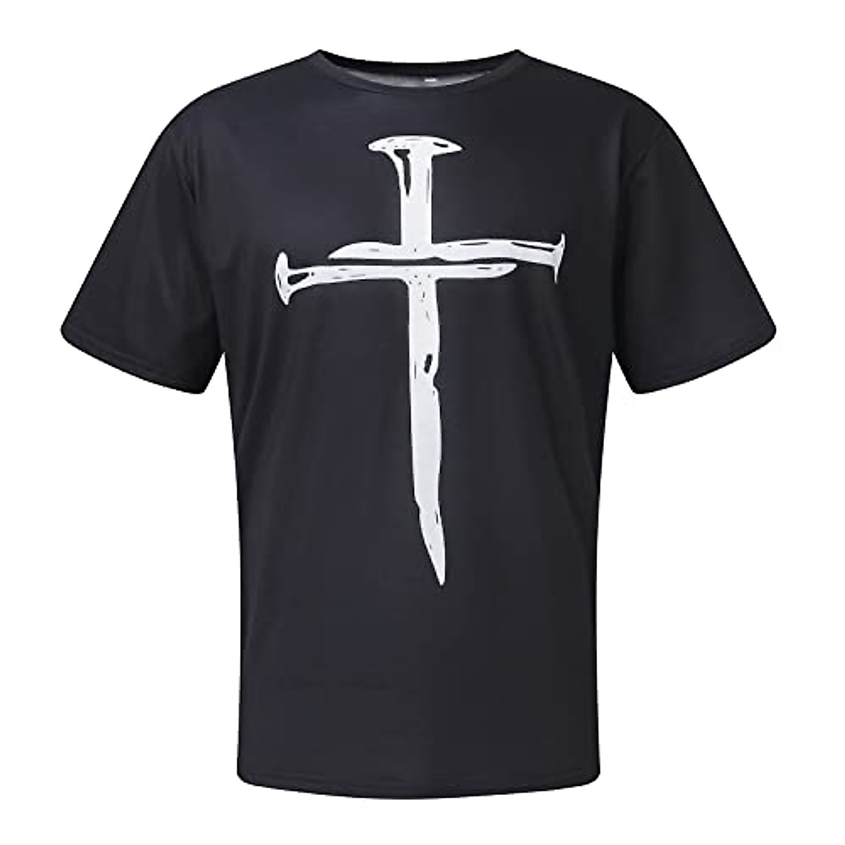 Crewneck Sweatshirts Men Long Sleeve Shirt Funny t Shirts for Men Slim fit Tank top Men Fashion Graphic Crewneck Short Sleeve Regular-Fit Shirts Summer Sport Sweatshirts Tank Tops Shirts Black