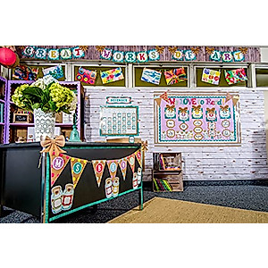 Teacher Created Resources Shabby Chic 5-Inch Sassy Font Letters (77161)