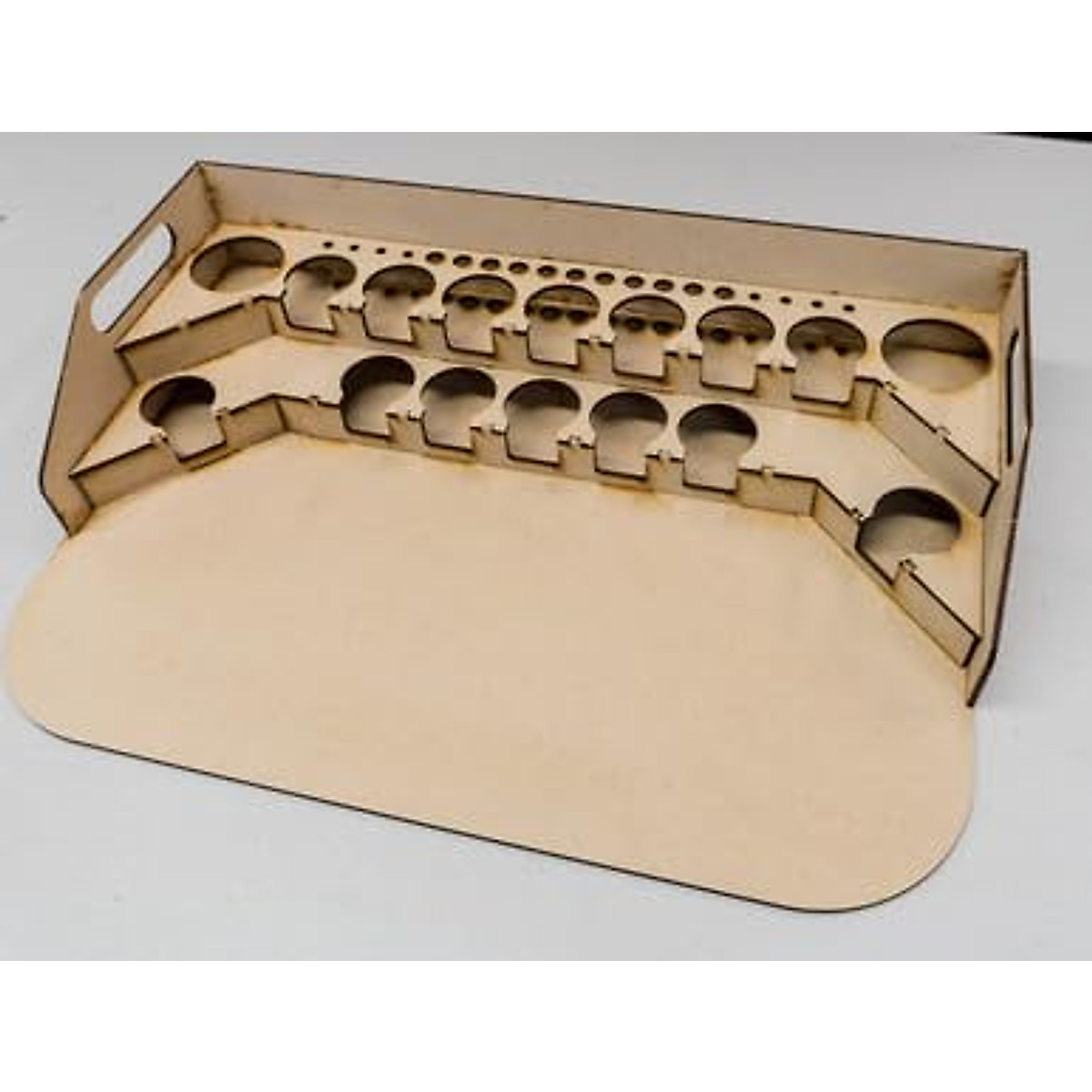 GameCraft Miniatures Painting Station - 36mm for Polly Scale, 10ml Tamiya and Similar Bottles