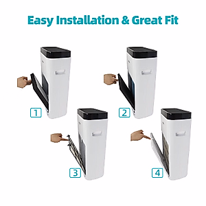 Hejiko Genuine Replacement Filter HJ-H23 Air Purifier, True H13 HEPA