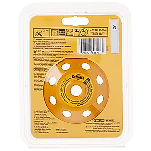 DEWALT Grinding Wheel, Double Row, Diamond Cup, 4-1/2-Inch (DW4774)