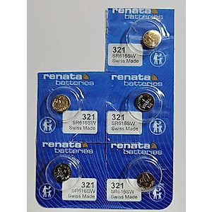 Renata Batteries 321 / SR616SW Watch Battery (5 Pack)