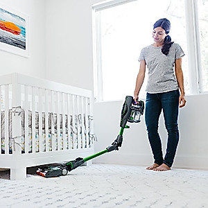 Shark DuoClean Cordless Ultra-Light Vacuum IONFlex, 13.4 in L x 10.2 in W x 45.9 in H, Grasshopper Green