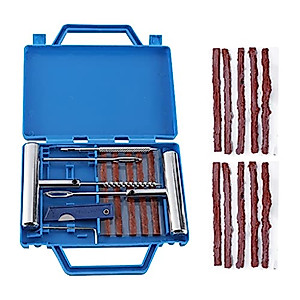 YÁSEZ Car Tubeless Tire Repair Kit Puncture Studding Garage Tools for Auto Bicycle Tyre with Storage Box