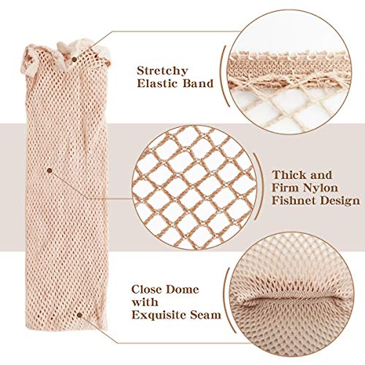 Dreamlover Mesh Wig Cap, Nude Wig Hair Caps for Women, 3 Pieces