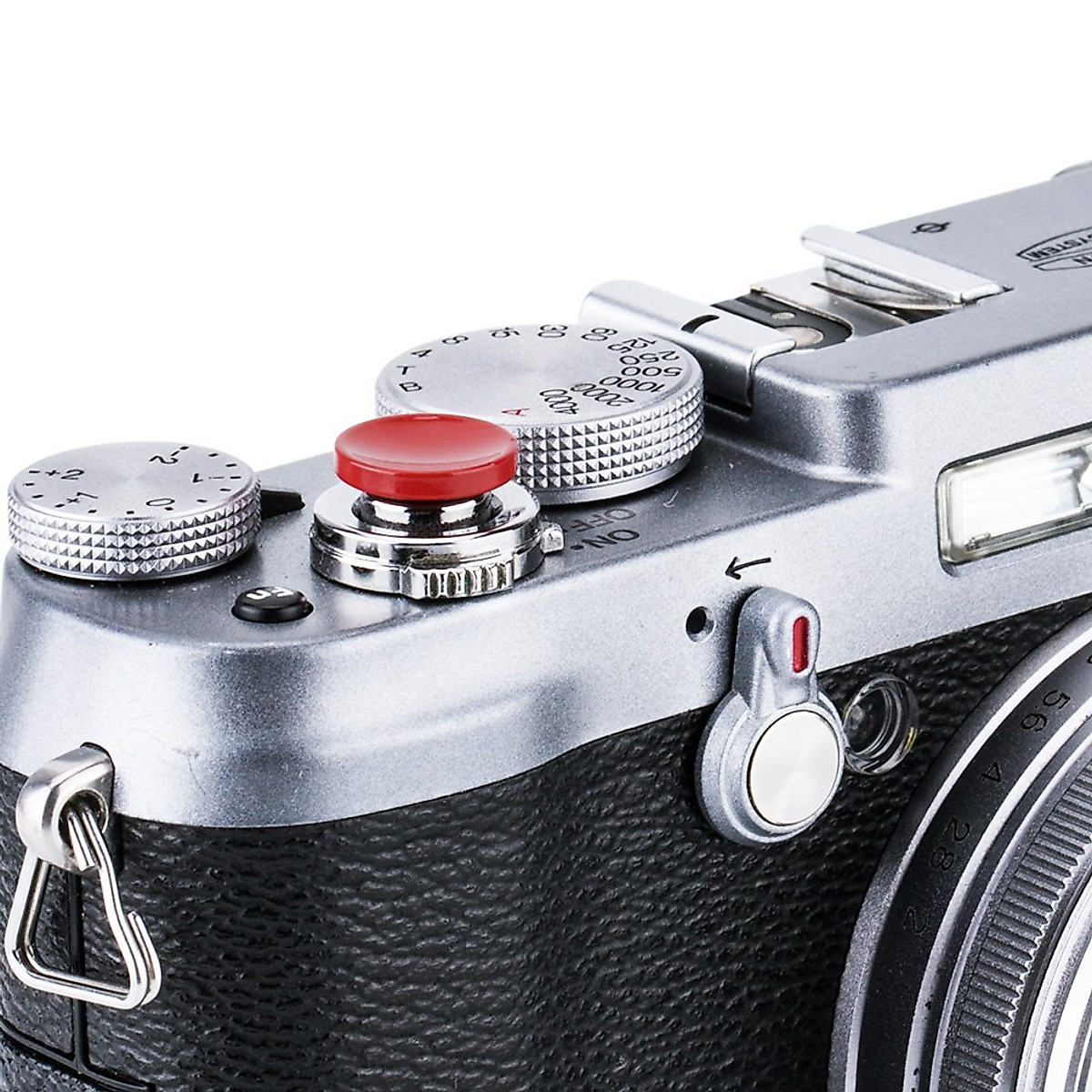 Camera Soft Release Button JJC Dark Red Shutter Button for Fuji Fujifilm X-T2 X-T20 X-T10 X-PRO2 X-PRO1 X100F X100T X100S X100 X-E3 X-E2S X-E2 Sony DSC-RX1R II DSC-RX10,etc Concave 11mm -1 Pack