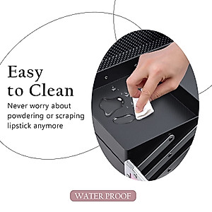 Frenessa Makeup Train Case Large Portable Cosmetic Case - 6 Tier Trays Professional Makeup Storage Organizer Box Make Up Carrier with Lockable keys - Pink