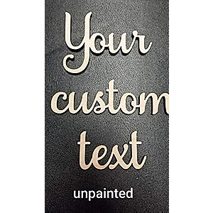 Custom Wood Word Signs, Phrase & Custom Quotes for wall decor, Do it yourself projects