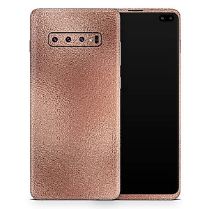 DesignSkinz Rose Gold Digital Foiled Surface V1 Protective Vinyl Decal Wrap Skin Cover Compatible with The Samsung Galaxy S20 (Screen Trim & Back Glass Skin)