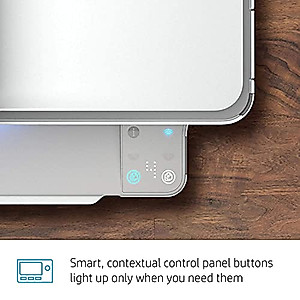 HP Envy Pro 6458 All-in-One Wireless Printer: Easy Printing, Scanning, Photo Copying, Fax Jobs, High-Yield Ink Stability, Borderless, Double-Sided Printing for Home & Office, 5SE48A (Renewed)