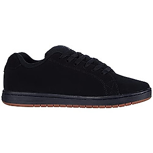 DC Gaveler Casual Low Top Skate Shoes Sneakers Black/Gum 11 D (M)