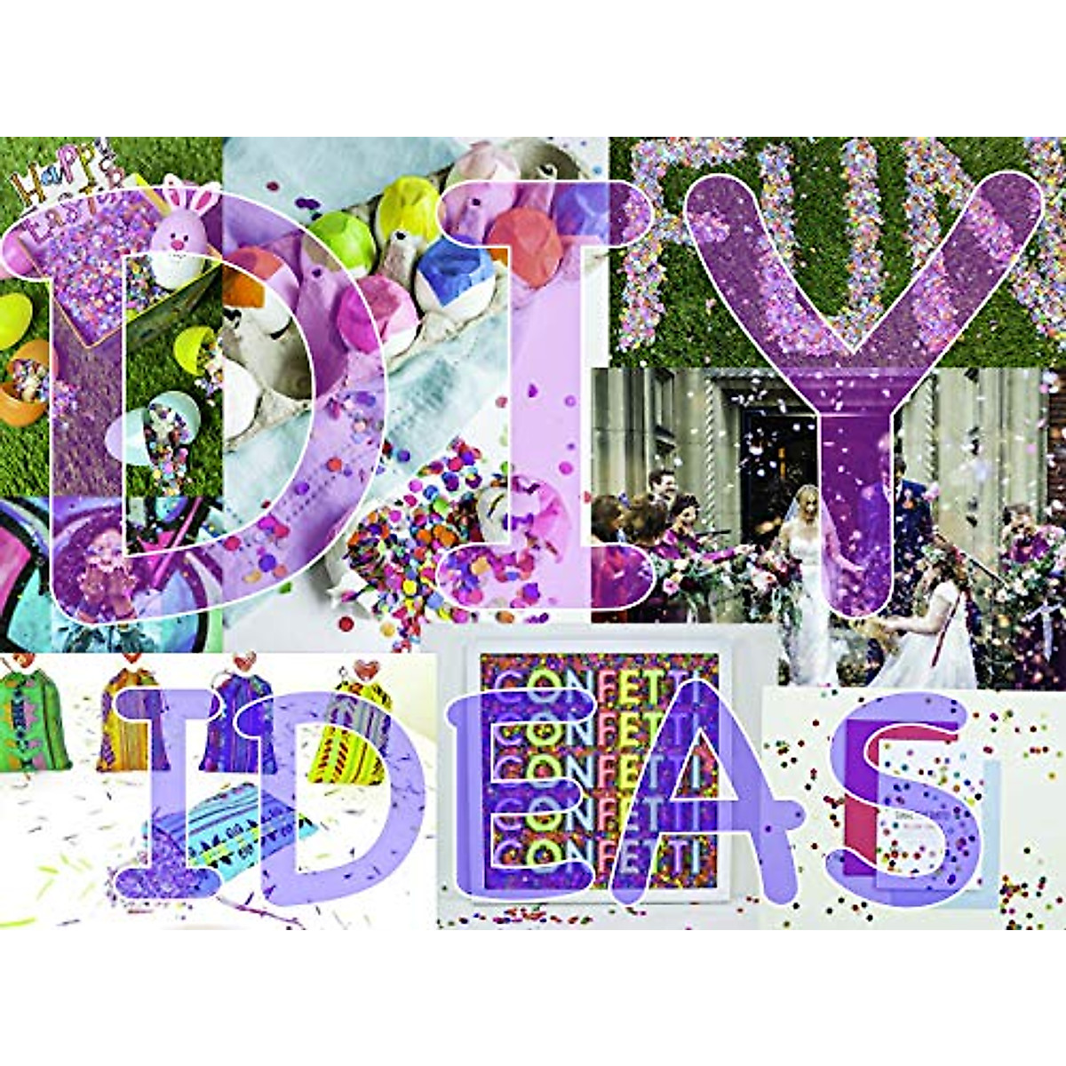 Festive Mexican Confetti Bag- 1.2lbs/544gr. Bulk Bag, Perfect for Birthday Parties, Pinata filler, Easter Eggs (cascarones), Wedding Toss, Fiesta Party Decor, Cinco de Mayo and much more! – by MyParty