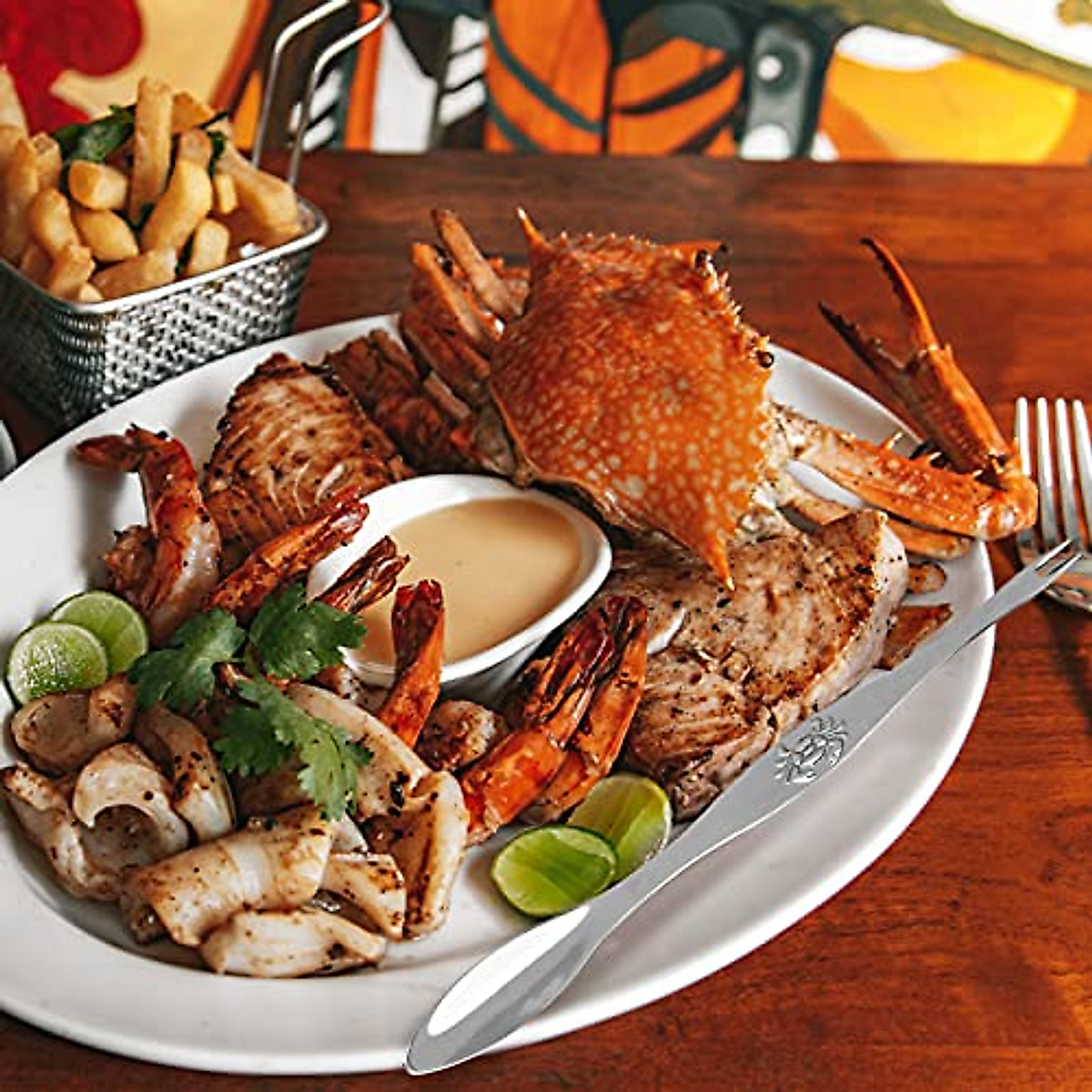 HANABASS 5pcs Lobster Travel Neddles Eatting for Opener Restaurant and Fork Tasting Shellfish Gadget Pliers Fruit Stainless Portable Peeling Appetizer Forks Picks Nut Escargot Tool