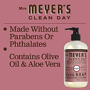 Mrs. Meyer's Clean Day Liquid Hand Soap, Rosemary Scent, 12.5 OZ (Pack of 3)