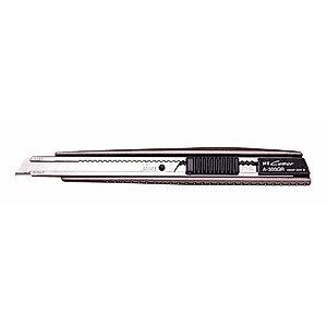 NT Cutter Portable Snap Blade Cutter, Die-Casting Alminum Grip, A-300GR
