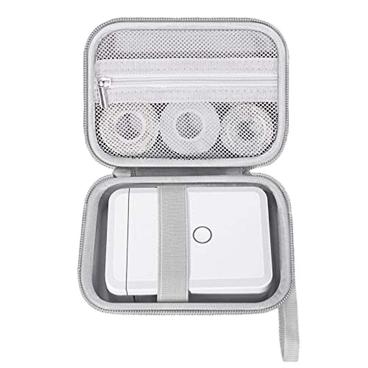 JADENS Case Compatible D110 Label Maker, Hardshell Label Maker Box for Niimbot Mini Label Printer Labeler with Handle for Organization & Storage Holder Tape Paper Roll & USB Cable (Box Only)