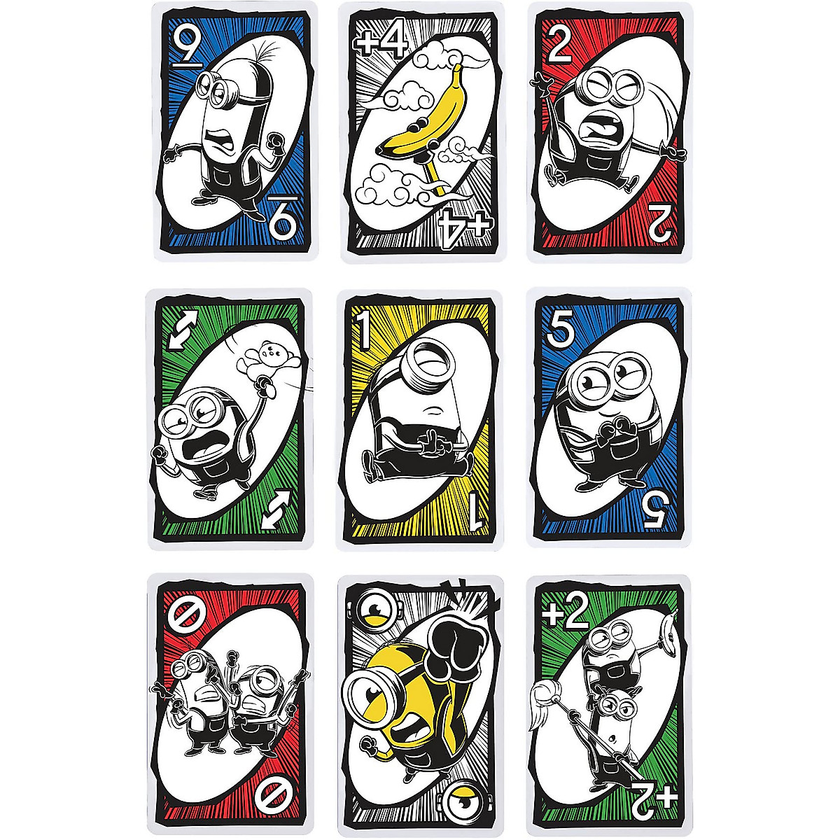 Mattel Games UNO Featuring Illumination’s Minions: The Rise of Gru, Card Game for Kids and Family with 112 Cards, for 7 Year Olds and Up