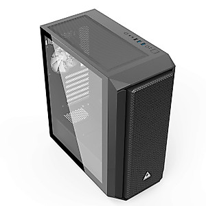 Montech AIR X Black ATX Mid-Tower Case, Super High Airflow, Pre-Installed Dual 200mm ARGB Fans, 120mm ARGB Fan, ARGB Controller, Motherboard Sync, Pull Out Tempered Glass, (AIR X ARGB)