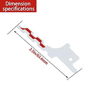 Follde 48-00-1640 for Milwaukee Drywall Reciprocating Saw Blade, Drywall Access Sawzall Blade, Blunt Point (48-00-1640 Drywall Reciprocating Saw Blade * 2 Pcs)