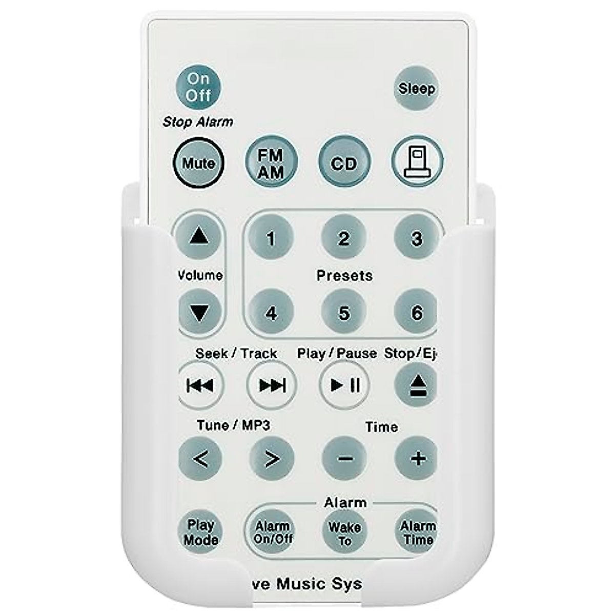 Replacement Remote Control Controller Compatible with Bose Wave Music Player I II III Bose Wave Music System Audio System AWRCC1 AWRCC2
