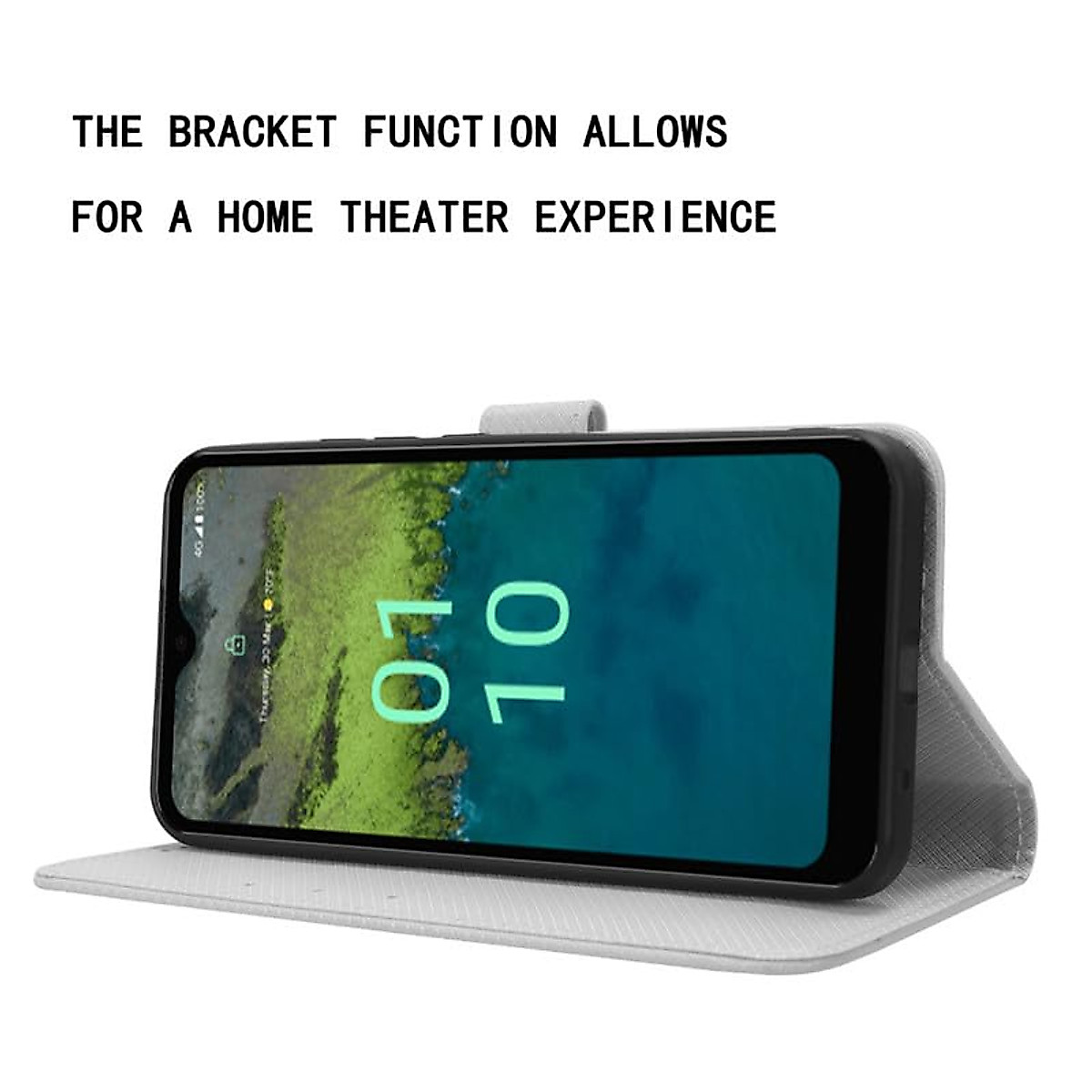 NEOYUKL Wallet Case for ZTE Nubia Z50S Pro (6.78 inches),Wallet Leather Phone Case with Magnetic Closure Credit Card Slots White