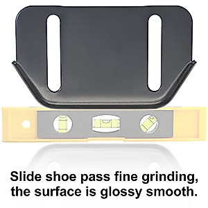 boeray for 784-5580 784-5580-0637 MTD Parts Snow Thrower Slide Shoes Set with Bolt and Nut Black Pack of 2