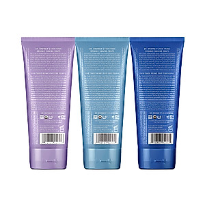 Dr. Bronner's - Organic Shaving Soap (7 oz Variety Pack) Lavender, Baby Unscented, & Peppermint - Certified Organic, Sugar & Shikakai Powder, Moisturizes, Use on Face, Underarms, & Legs | 3 Count