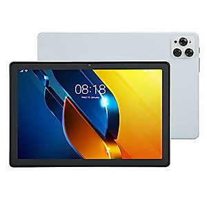5G WiFi Tablet, Dual SIM HD Tablet 100240V 10 Inch IPS 6GB 128GB 20MP Camera for Game (US Plug)