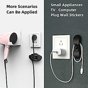 Sngihurg Cord Organizer for Kitchen Appliances,3pack Upgraded Kitchen Cord Organizer,Appliance Cord Organizer Stick On Appliances Blender,Coffee Maker,Pressure Cooker,Toaster-Black