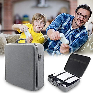 Carrying Case for PS5 Travel Bag Portable Waterproof Storage Bag, Shockproof Hard Shell Protective Case Compatible with PS5 Console and Playstation 5 Digital Edition