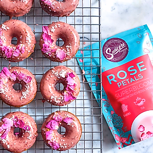 Suncore Foods Dried Rose Petals Bloom, Caffeine-Free Tea, Gluten-Free, Non-GMO, 0.3oz (1 Pack)