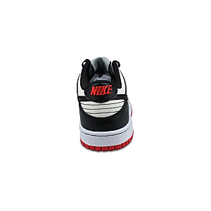 Nike Kid's Dunk Low SE Shoes, Sail/Black-black-chile Red, 7 Big Kid