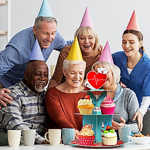 3 Tier Nurse Graduation Party Decoration Nurse Themed Party Decorations Nurse Party Cupcake Stand Medical Rn Themed Party Supplies Nursing Themed Cupcake Holder Decor for Doctors Nurses Day