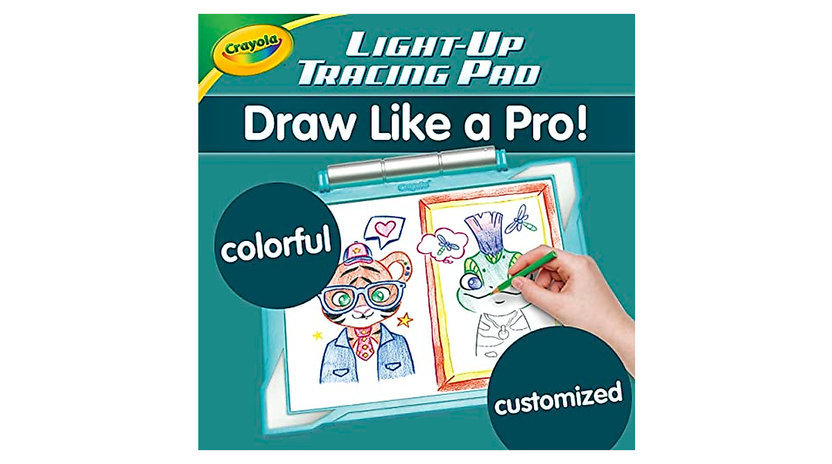 Crayola Light Up Tracing Pad for Kids - Creative Art Gift for 6+