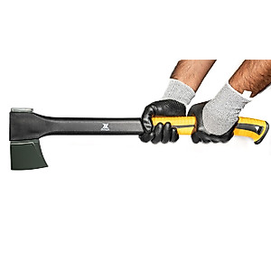 Zeluga 15-281M 13 Gauge Super Strong Liner 3/4 Coated Micro Foam and Seamless Knitted Nitrile Glove, Black/Grey Medium