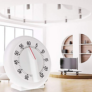 discountstore145 Timers for Kitchen Digital Kitchen Timer Countdown Stopwatch Timer with Loud Alarm Large Display White