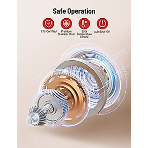 Paris Rhône Milk Frother and Steamer, 4 in 1 Detachable Milk Warmer, 500ML Hot Chocolate Maker and Electric Milk Heater, Food Grade Stainless Steel, Hot/Cold Foam Maker, Dishwasher Safe