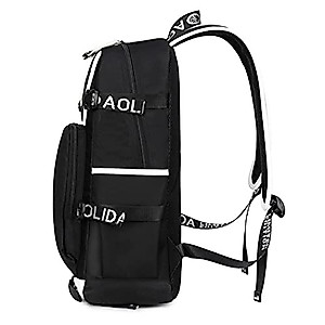 JUSTGOGO KPOP Stray Kids Backpack HYUNJIN Felix School Bag Daypack Laptop Bag with USB Charging Port 5