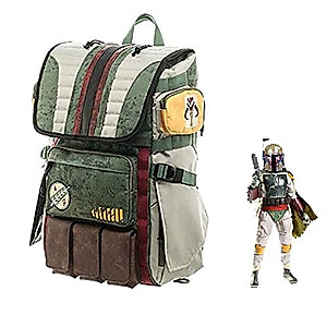 Boba Fett Mando Travel Backpack Rucksack Schoolbag Cosplay Halloween