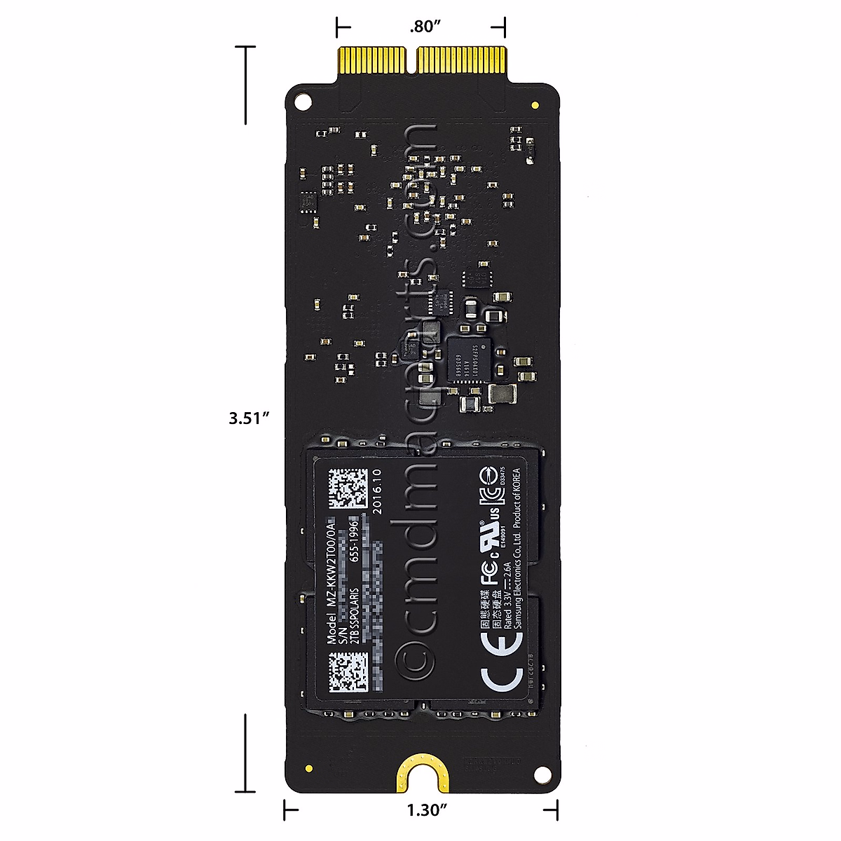Odyson - 2TB SSD (PCIe 3.0 x4, NVMe) Replacement for Apple iMac 21.5" A1418 & 27" A1419 (2017-2019)
