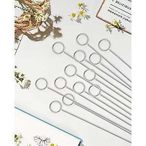 30Pcs Metal Floral Card Holder,Wire Place Card Holder Picks,Photo Pictures Holder,Table Name Number Card Holder for Wedding,Memo Note Holder for Flower Arrangement,Wedding,Baby Shower,Party Decorations