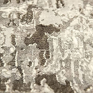 Westside Market Indo Gray Rug Handmade Area Rug 100% Wool 8'1" x 10'1", Gray