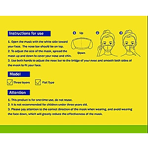 Advantage -2,000 Bulk Pack - Premium Quality 3-Ply Disposable Face Masks with Elastic Earloops