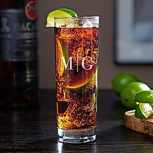 Oakmont Custom Vodka Lime Highball Glass (Personalized Gift)