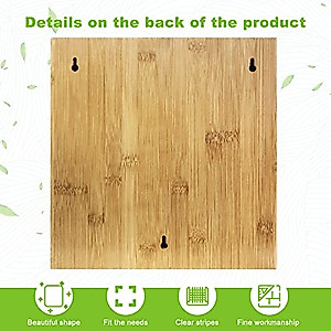 Emuardoe Sandwich Bag Storage Organizer Bamboo Food Bag Container Organizer for Kitchen Drawer Compatible with Food Packaging Bag