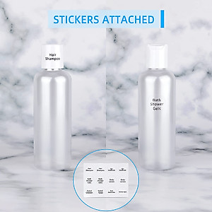 TSA Approved Travel Bottles Set for Toiletries Squeeze Bottles Travel Size Container Kit Portable Leak Proof Refillable Cosmetic Airplane Essential Shampoo Hair Conditioner Body Lotion Bath Shower Gel